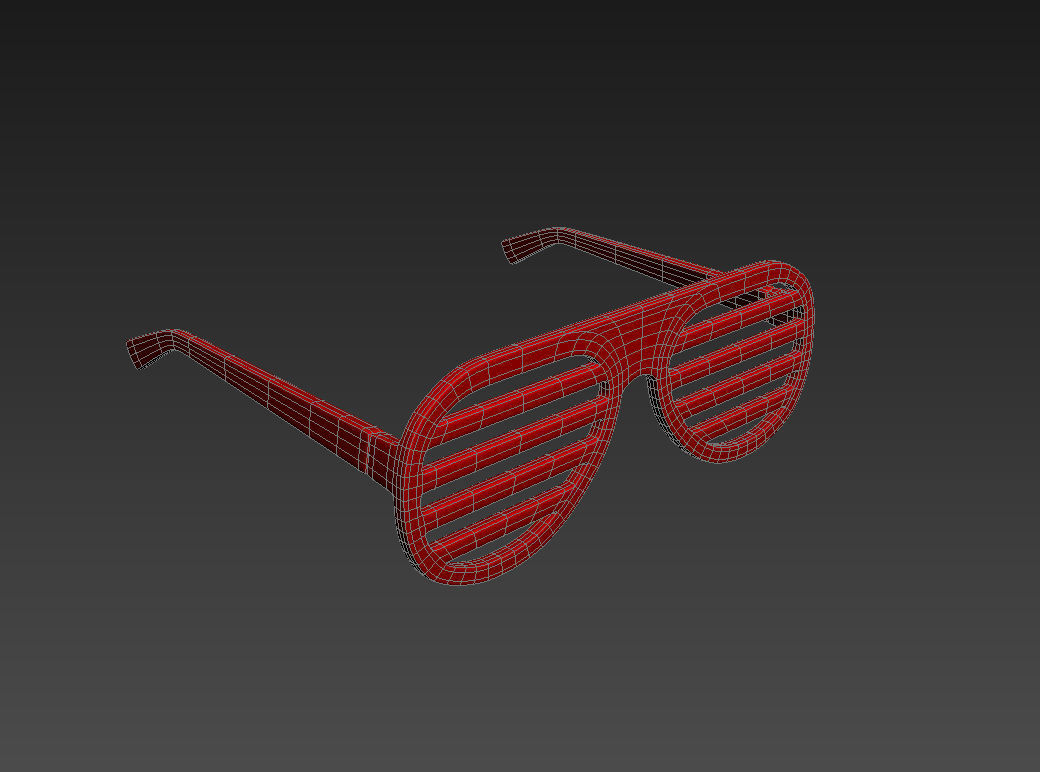 Shutter Shade Sunglasses 3D model | CGTrader