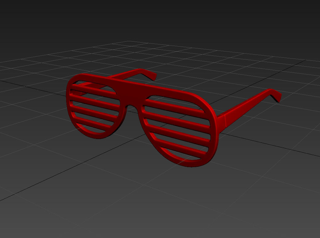 Shutter Shade Sunglasses 3D model | CGTrader