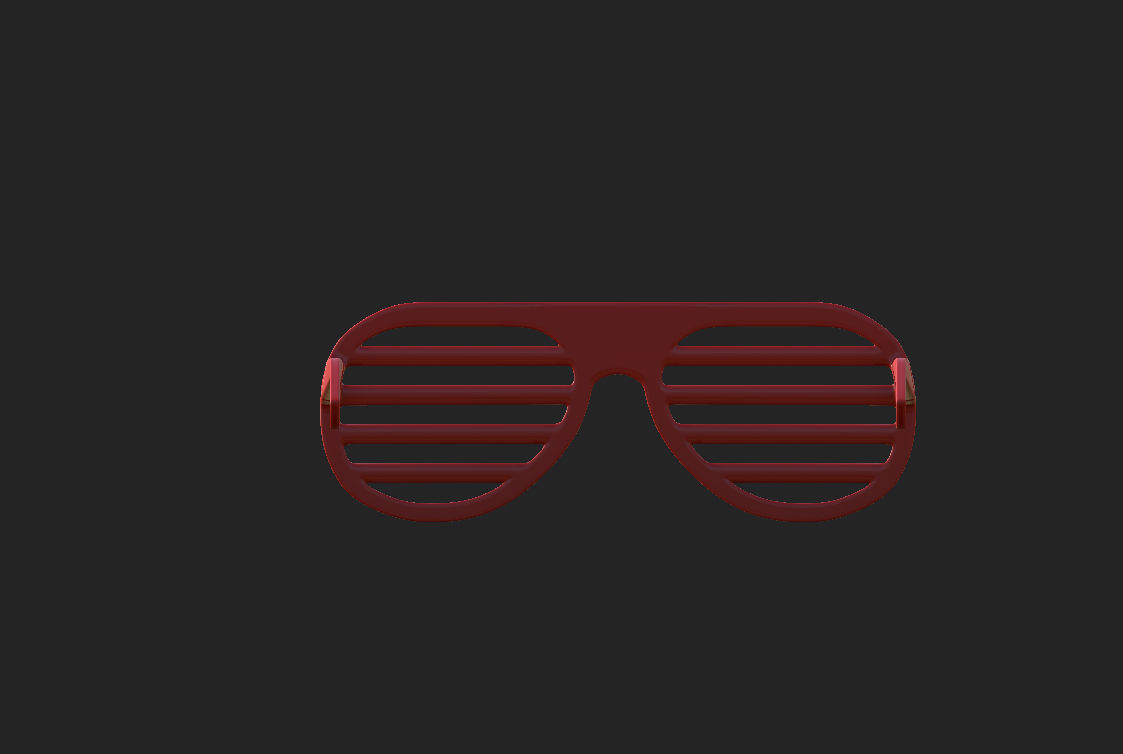 Shutter Shade Sunglasses 3D model | CGTrader