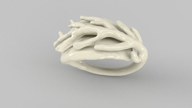 Ring Leaf Branch 3D model | CGTrader