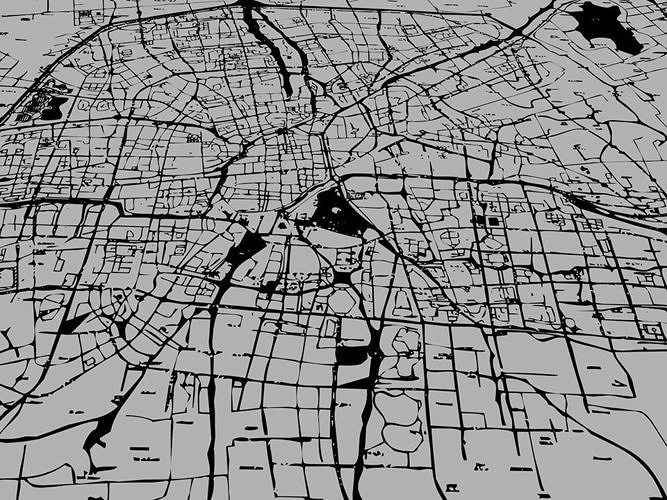 Urban vector city map 3D model | CGTrader