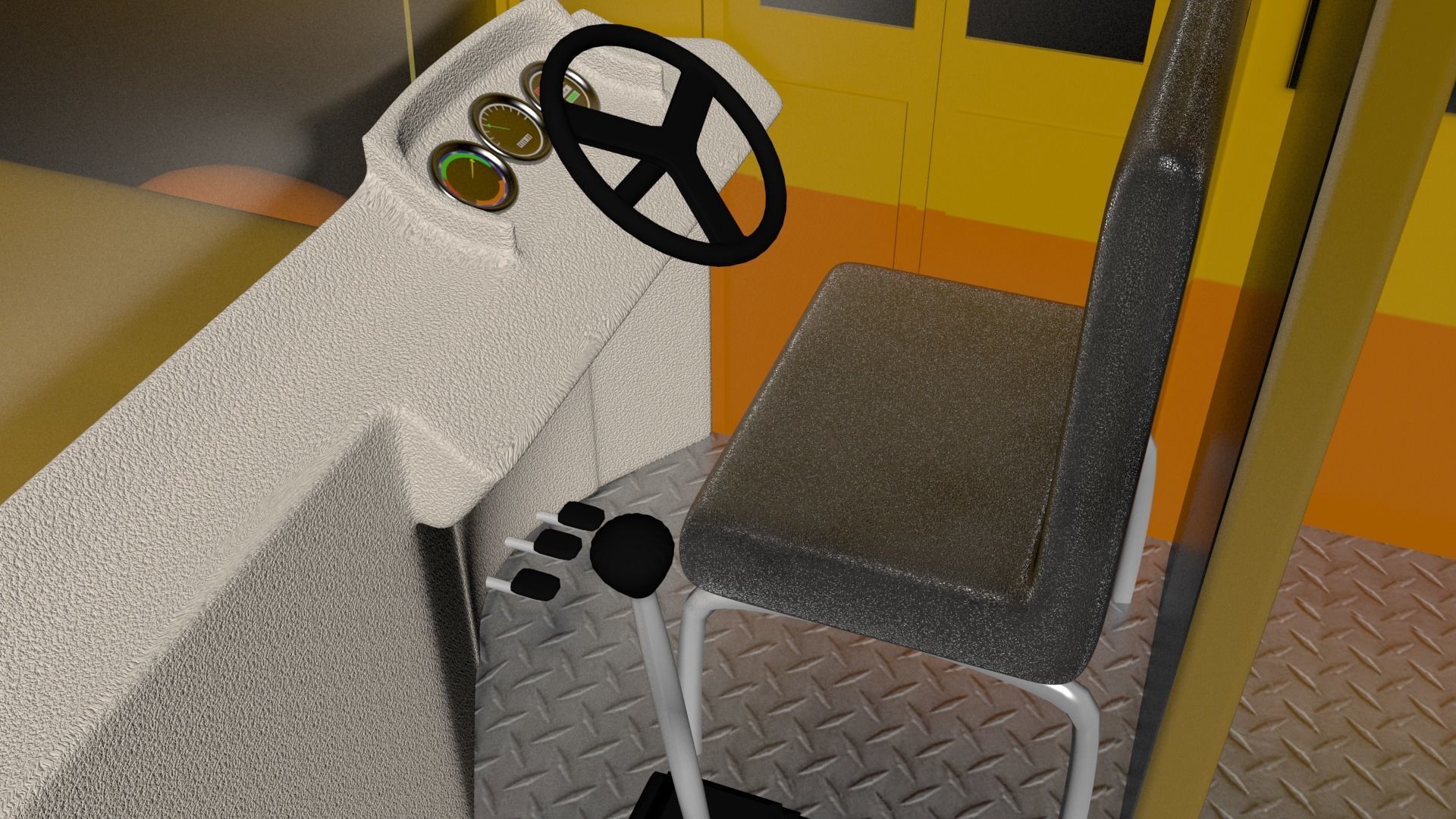 SCHOOL BUS 3D MODEL WITH INTERIOR 3D model | CGTrader