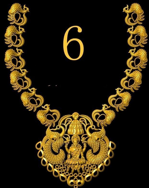 40 gm indian neckless porche and noksi 3D model | CGTrader