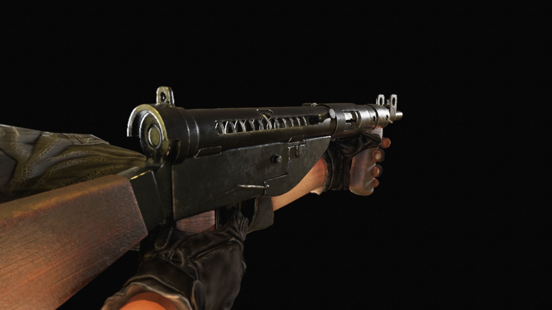 Sten MK5 free VR / AR / low-poly 3D model | CGTrader