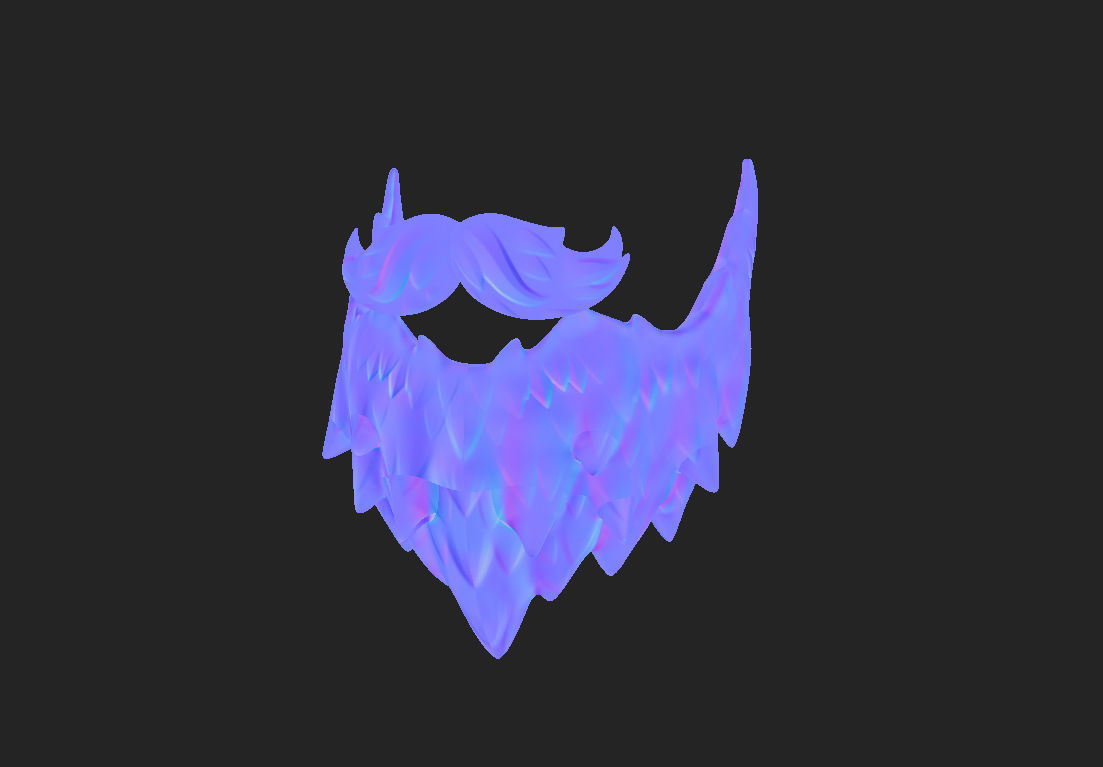 Beard 3D model | CGTrader