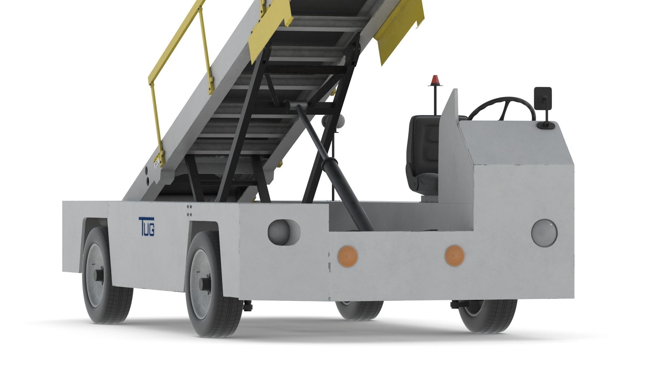 Airport Conveyor Belt Loader TUG 660 3D model | CGTrader