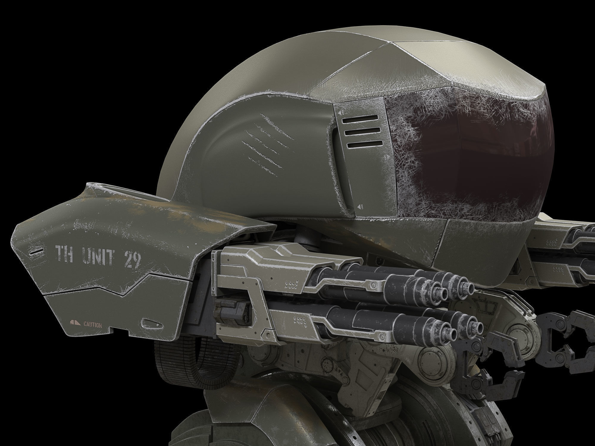 Highpoly Battle Mech 3D model 3D model | CGTrader