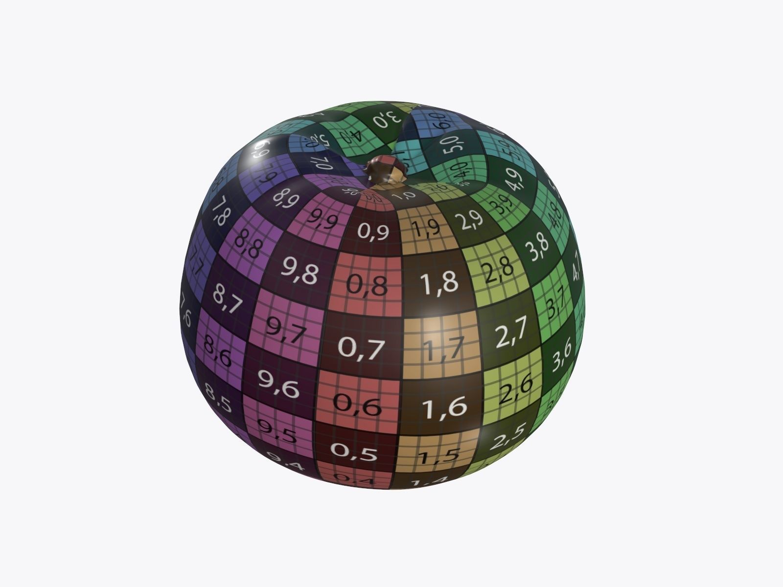 Mandarin whole 3D model | CGTrader