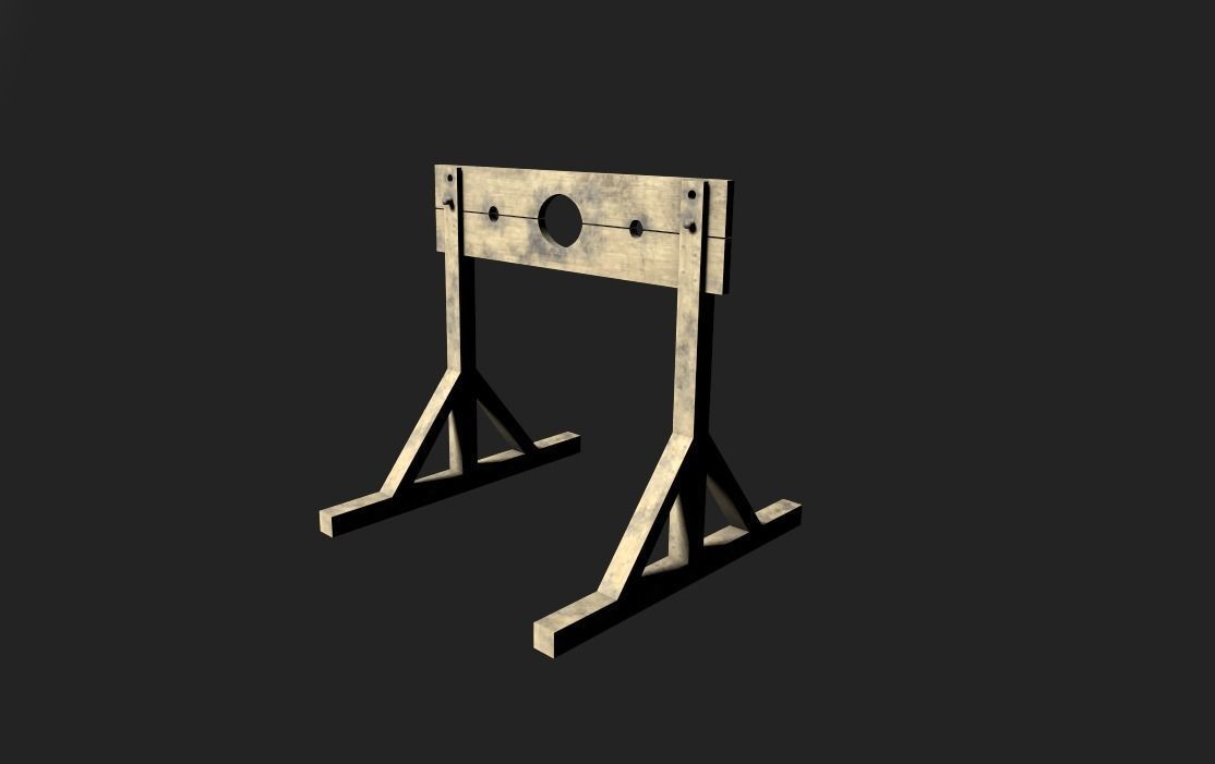 3D model Adjustable Medieval Pillory VR / AR / low-poly | CGTrader