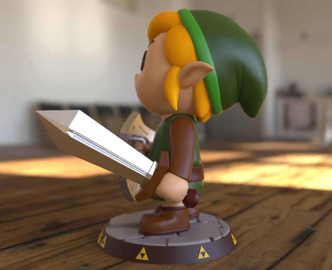 Link Figurine 3D model 3D printable | CGTrader