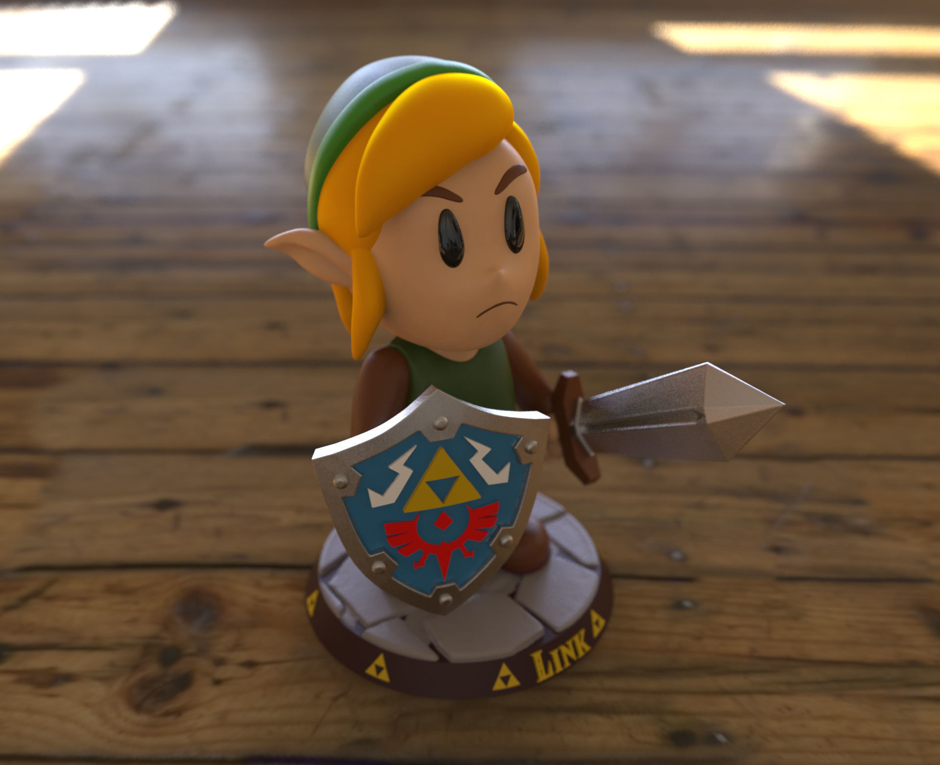 Link Figurine 3D model 3D printable | CGTrader