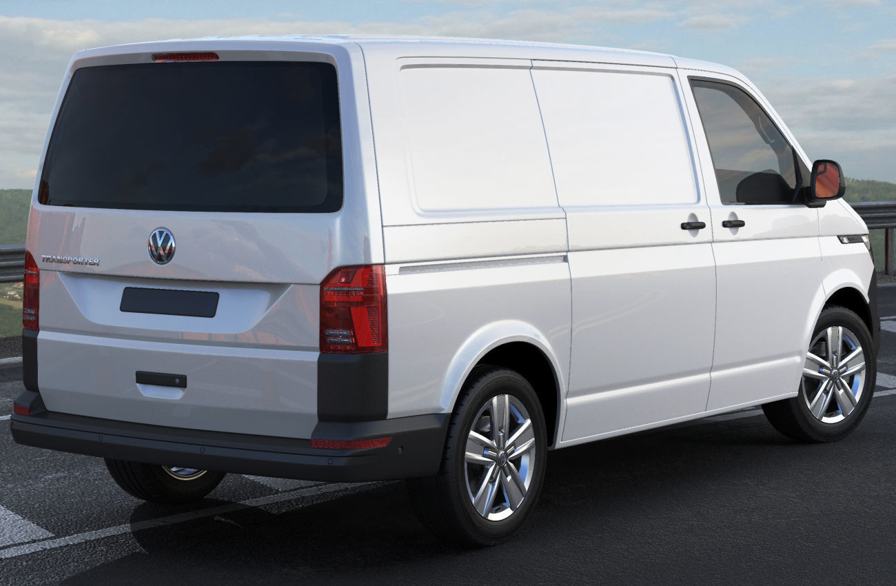 VW Transporter T6 1 panel van 2019 3D model | CGTrader