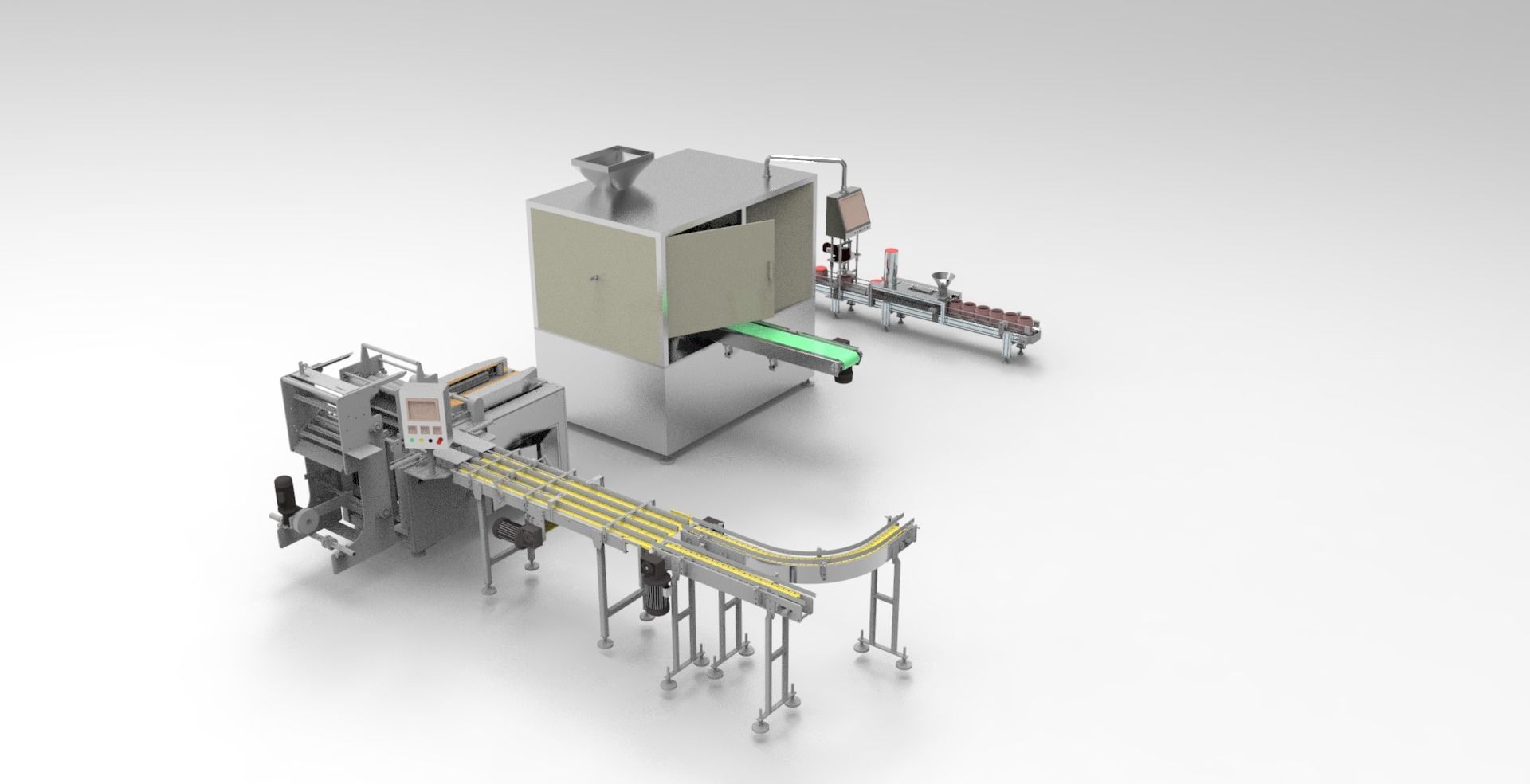 Packing machine assembly 3D model | CGTrader