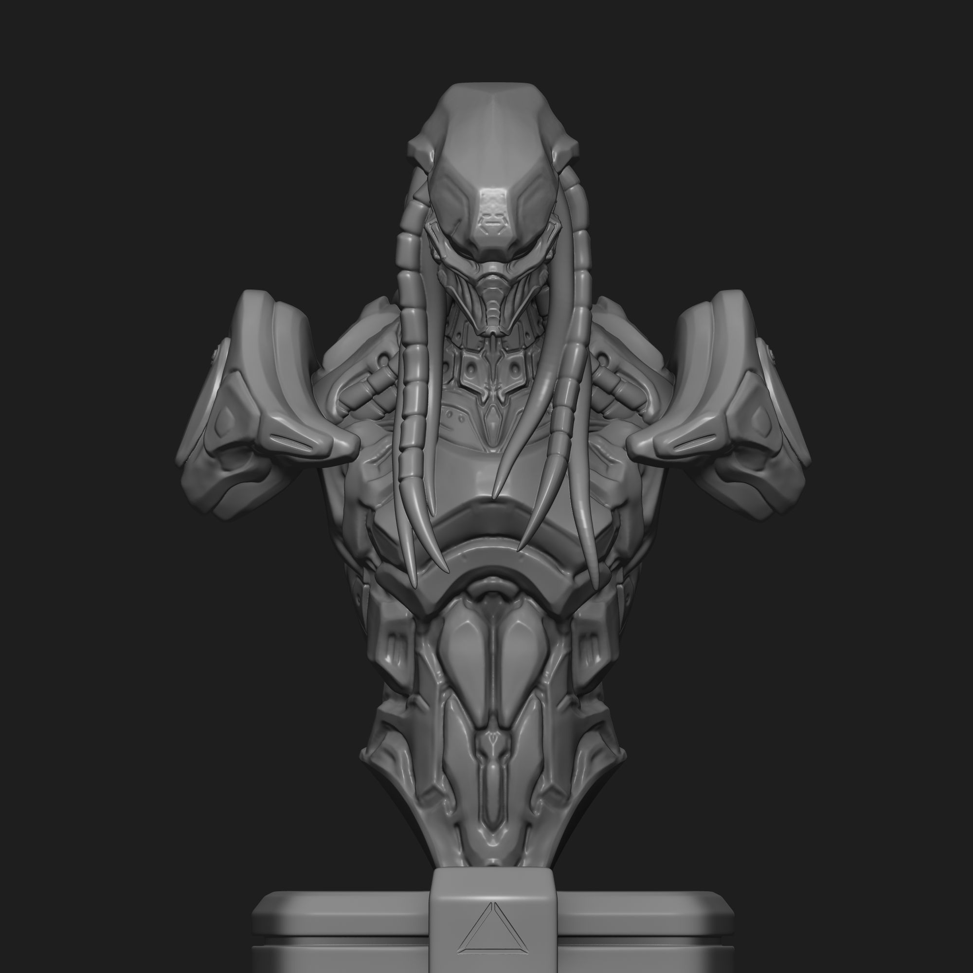Predator Bust 3D model 3D printable | CGTrader