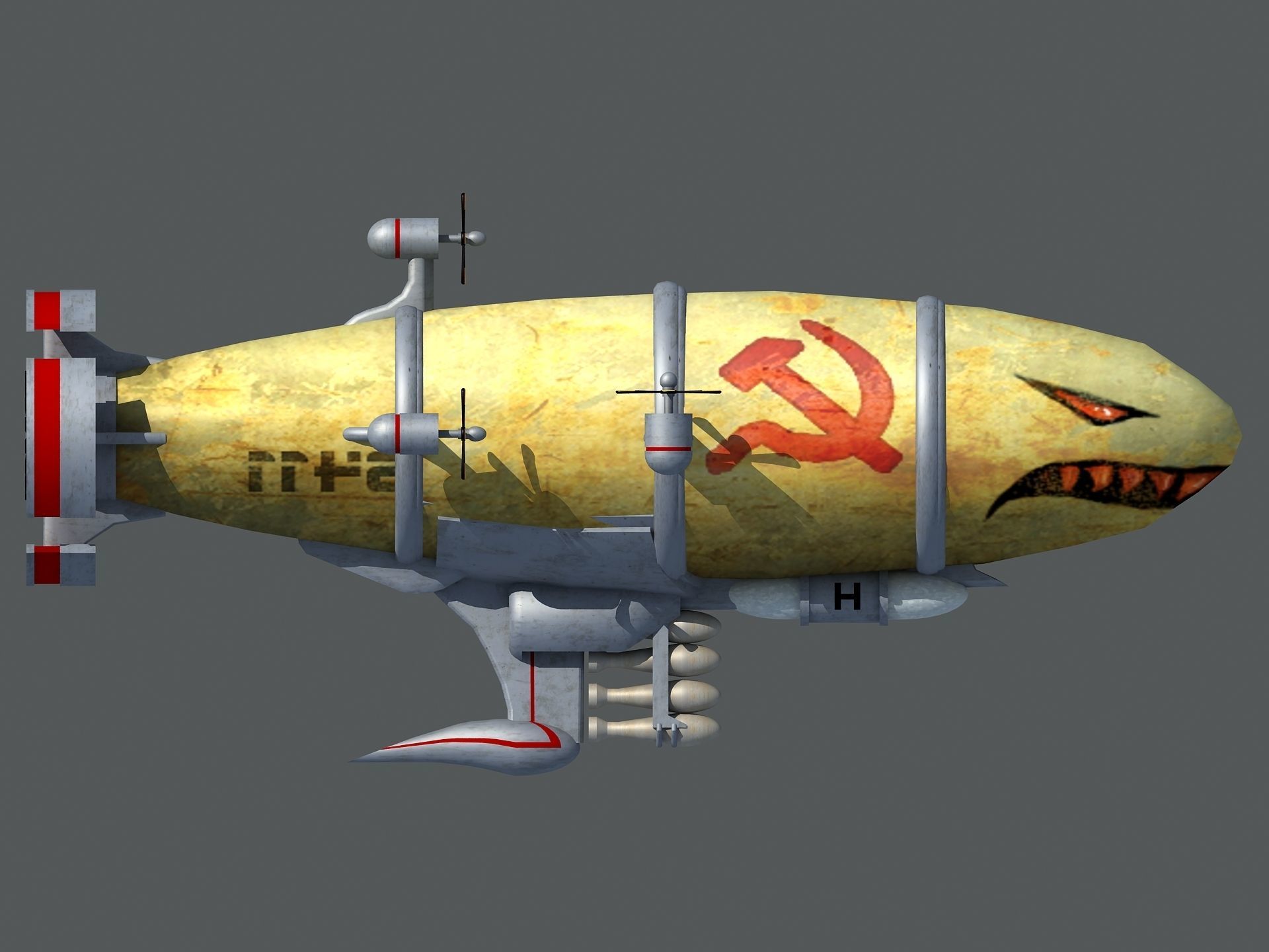 3D model Red Alert Kirov Airship VR / AR / low-poly | CGTrader