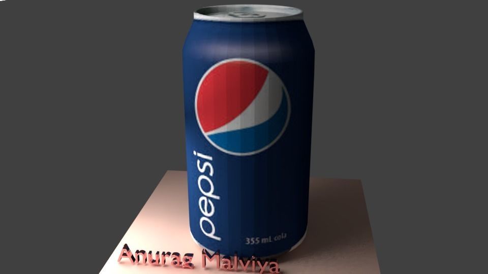 Pepsi Can 3D Model 3D model rigged | CGTrader