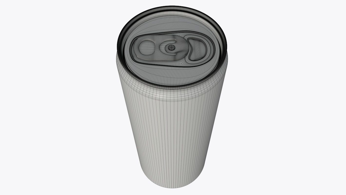 Slim soda energy drink beverage can 250 ml 8-45 oz 3D model | CGTrader