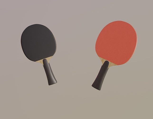 3D model Table Tennis Bat VR / AR / low-poly | CGTrader