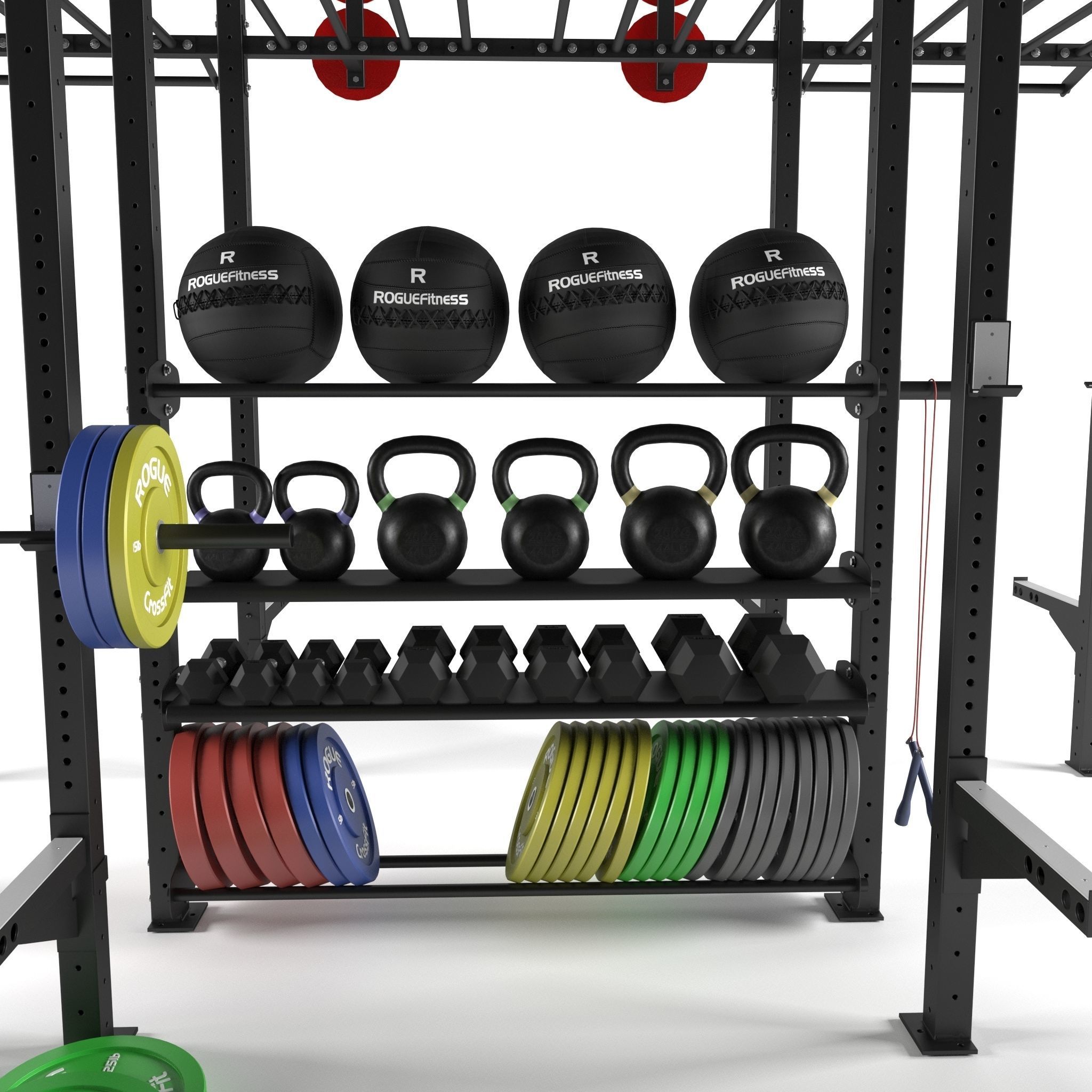 Crossfit rig 3D model | CGTrader