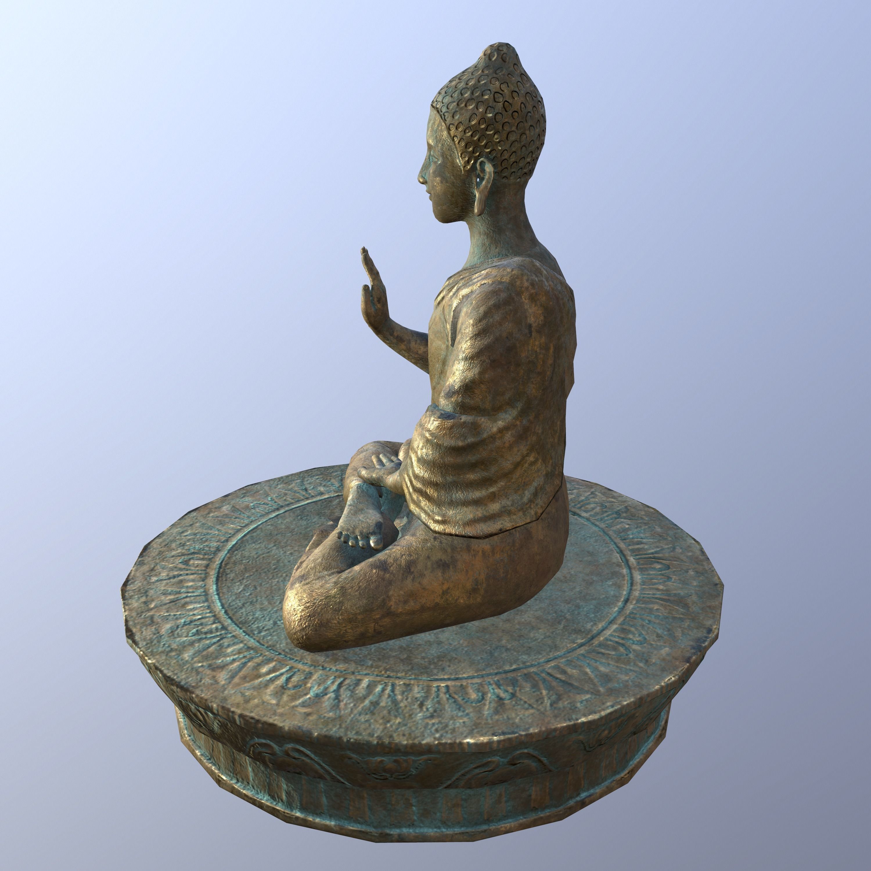 3D model Lord Buddha 3D Model VR / AR / low-poly | CGTrader