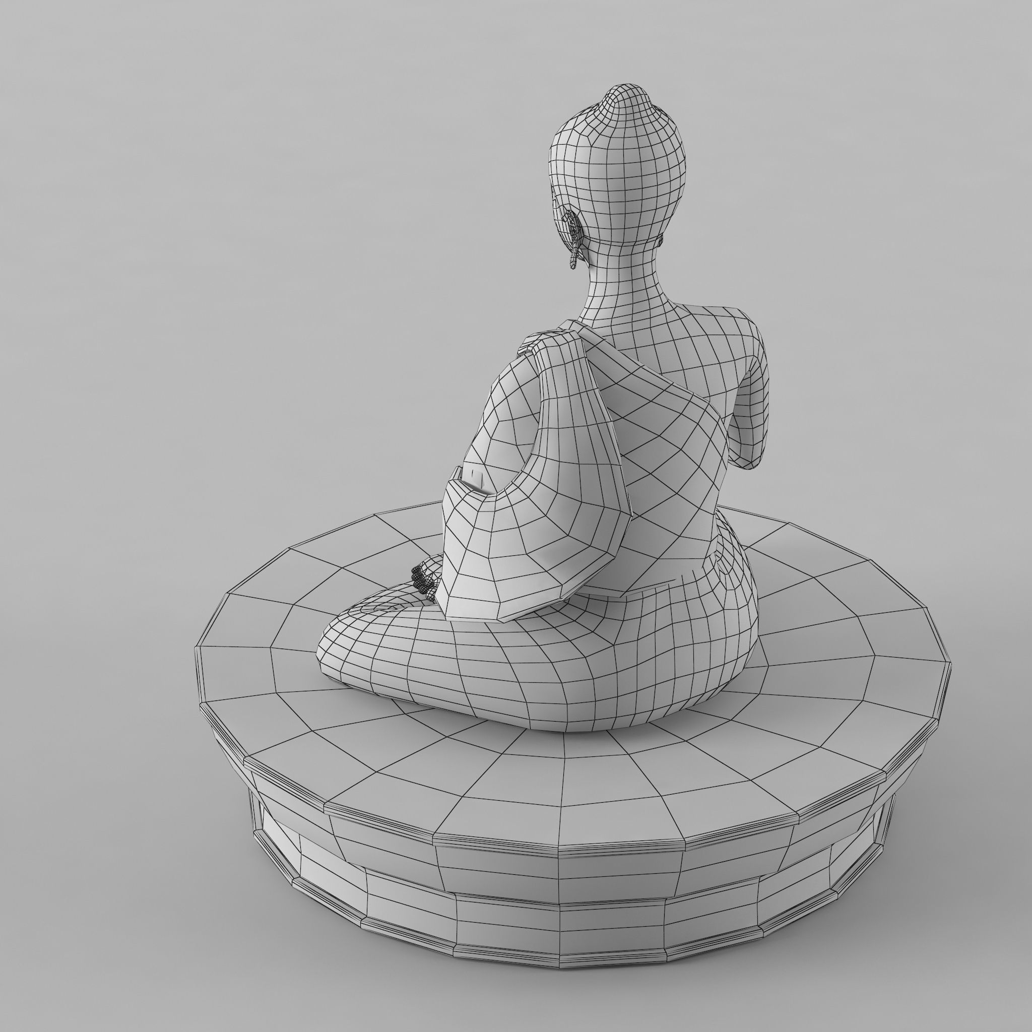 3D model Lord Buddha 3D Model VR / AR / low-poly | CGTrader