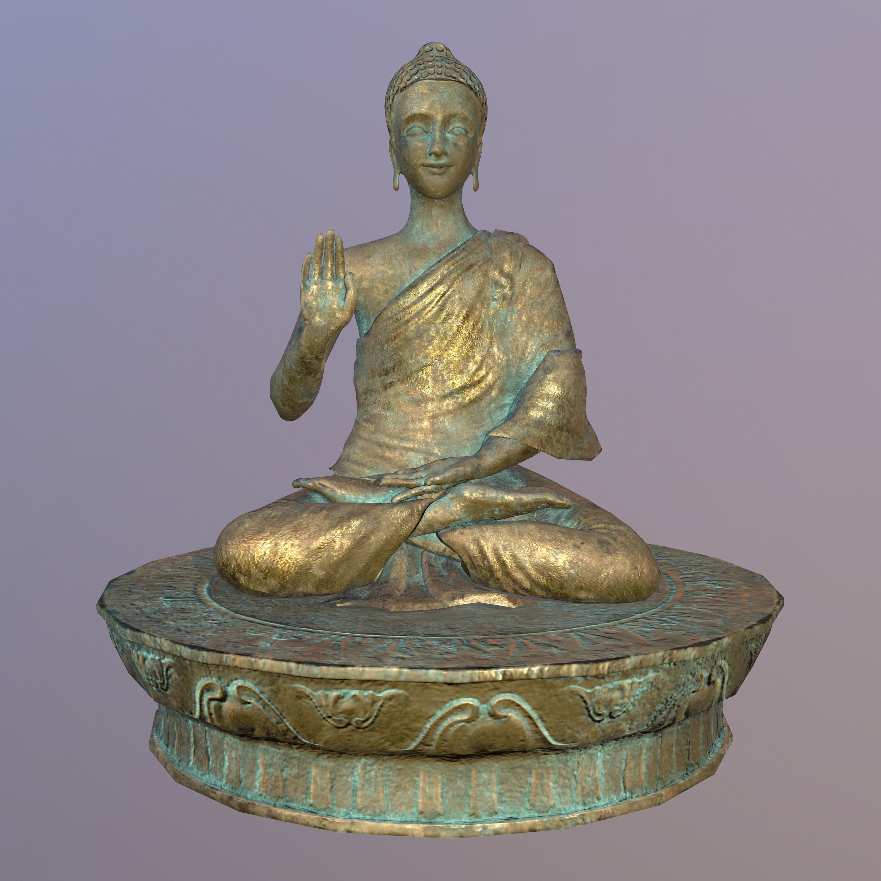 3D model Lord Buddha 3D Model VR / AR / low-poly | CGTrader