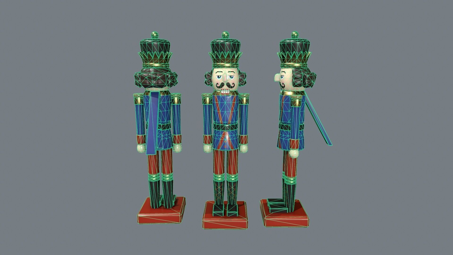 3D model Nut Cracker VR / AR / low-poly | CGTrader