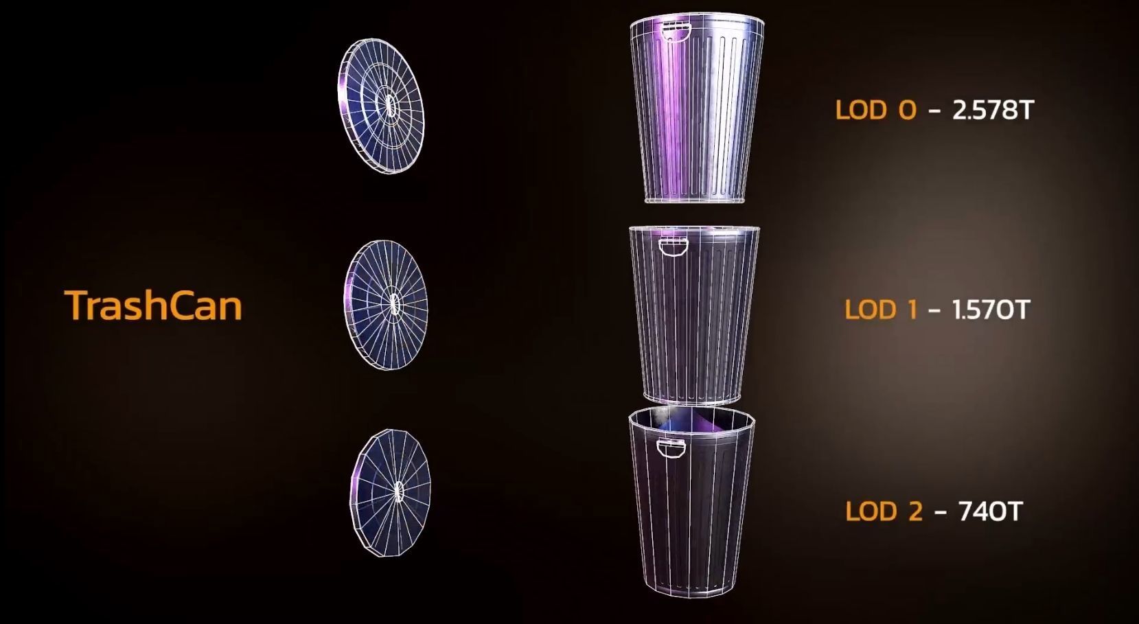 3D model Trash can Game Ready VR / AR / low-poly | CGTrader