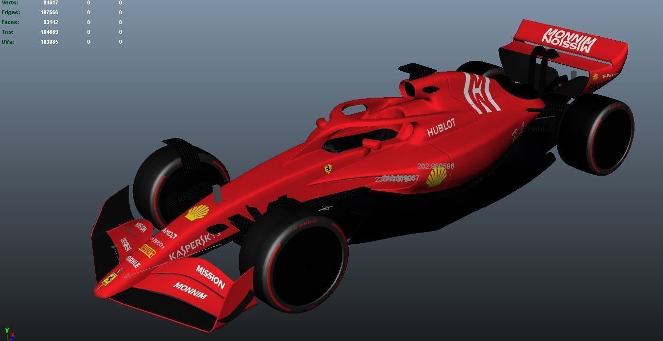 f1 2021 detailed model 3D model | CGTrader