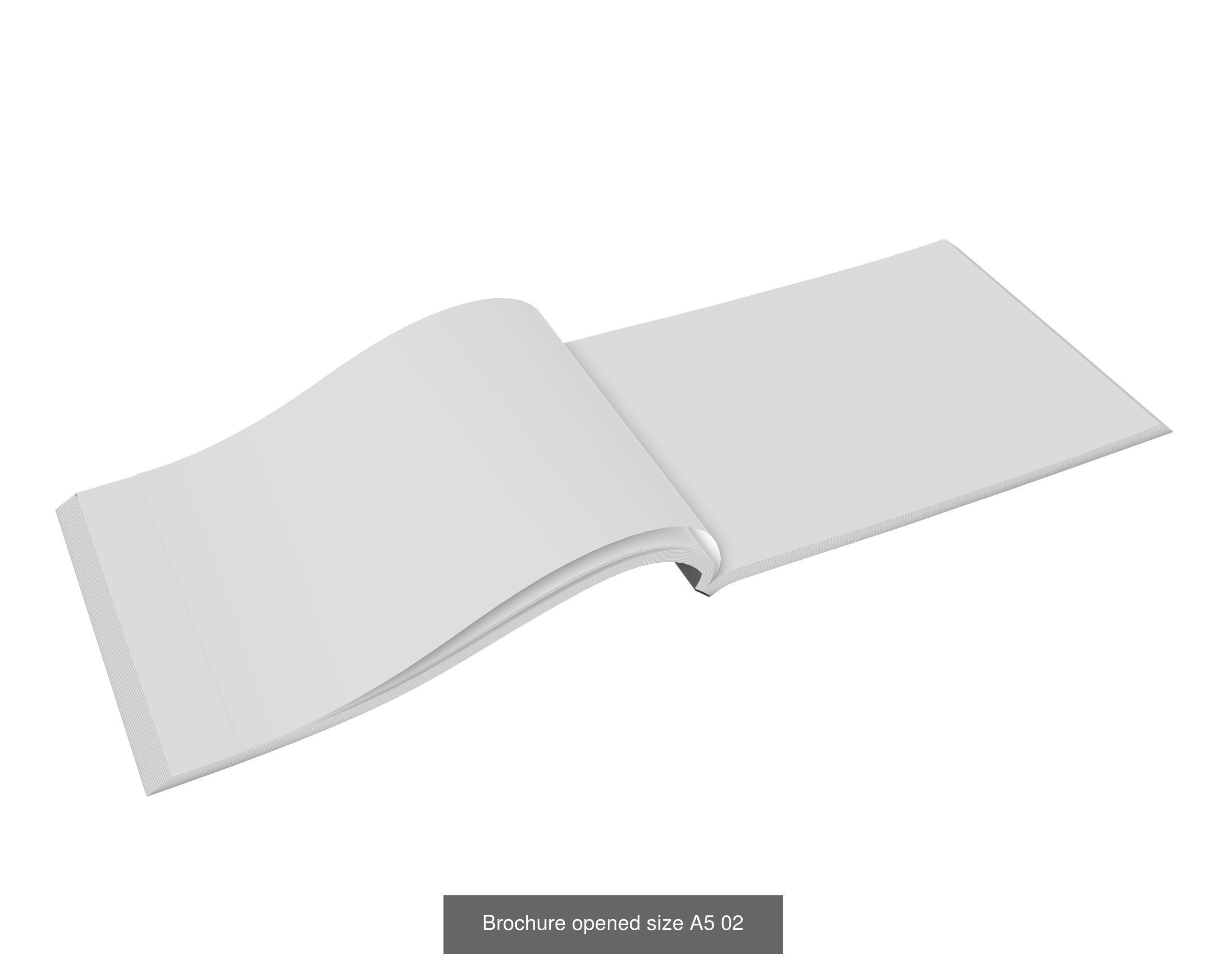 album notebook magazine book hardcover blank pack 3D Model Collection ...