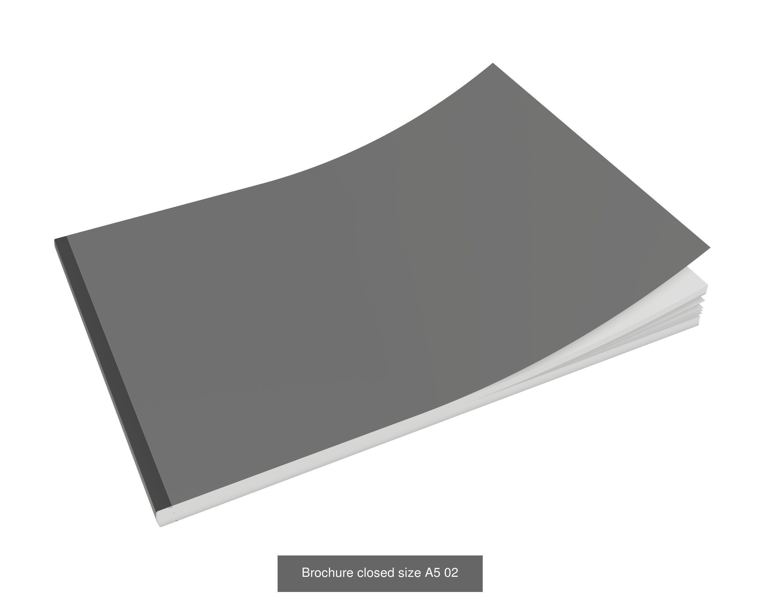 album notebook magazine book hardcover blank pack 3D Model Collection ...