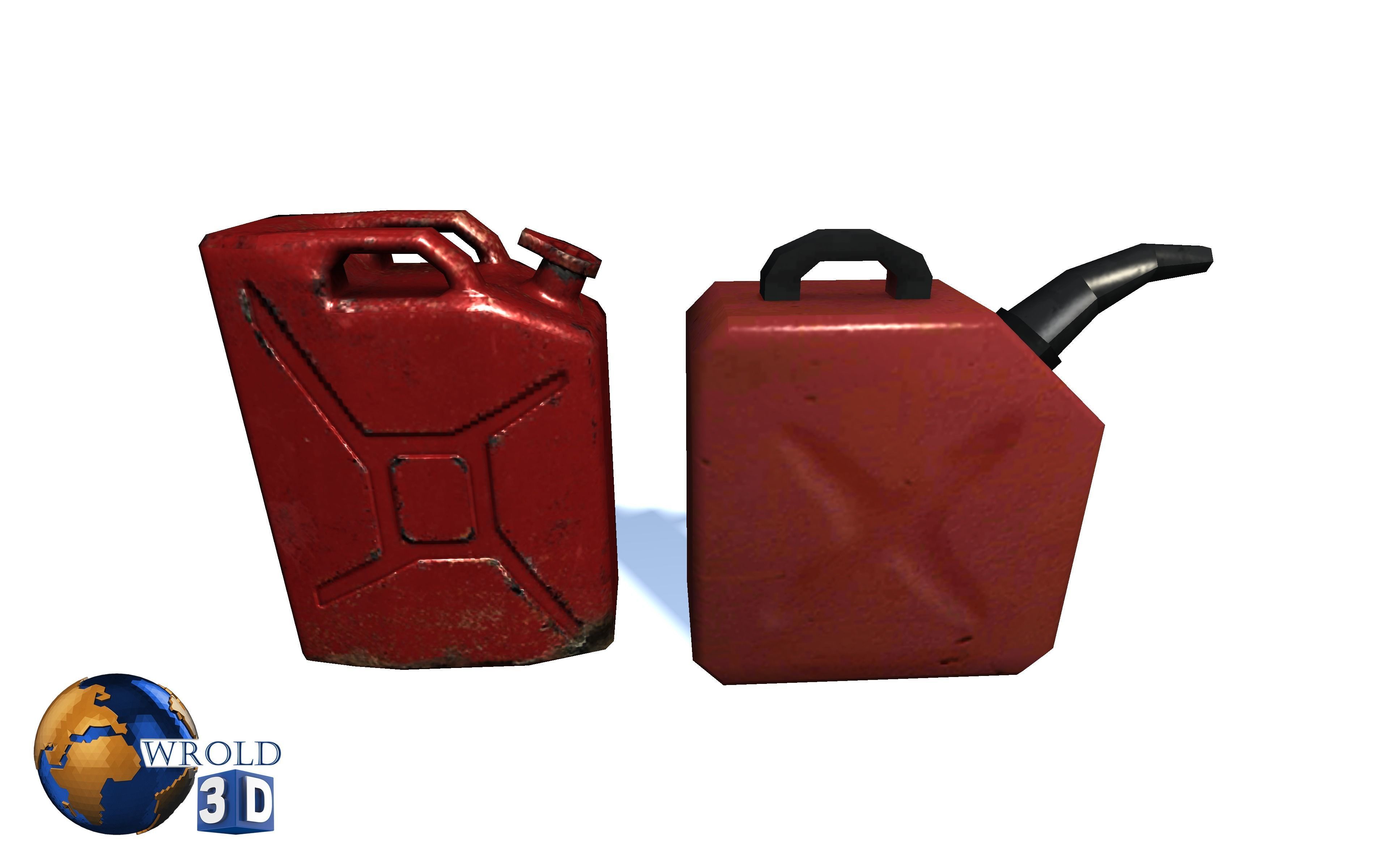 3D model Explosive barrel cylinder Pack Lowpoly 3d model VR / AR / low ...