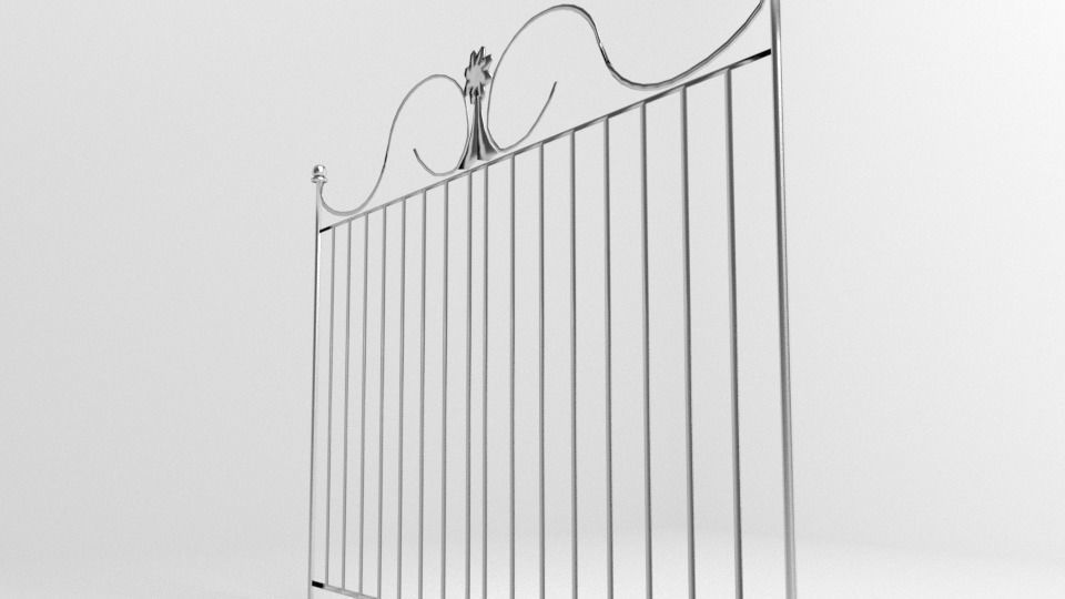Grill Gate 2 3D model | CGTrader
