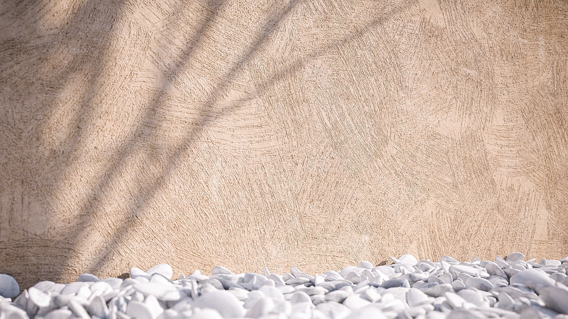 Sand brushed stucco plaster texture 3D | CGTrader