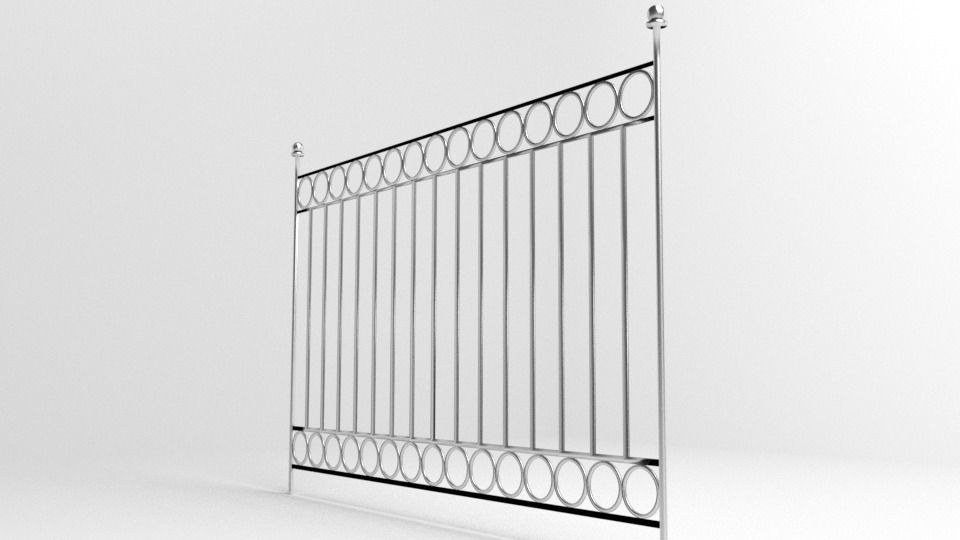 Grill Gate 4 3D model | CGTrader