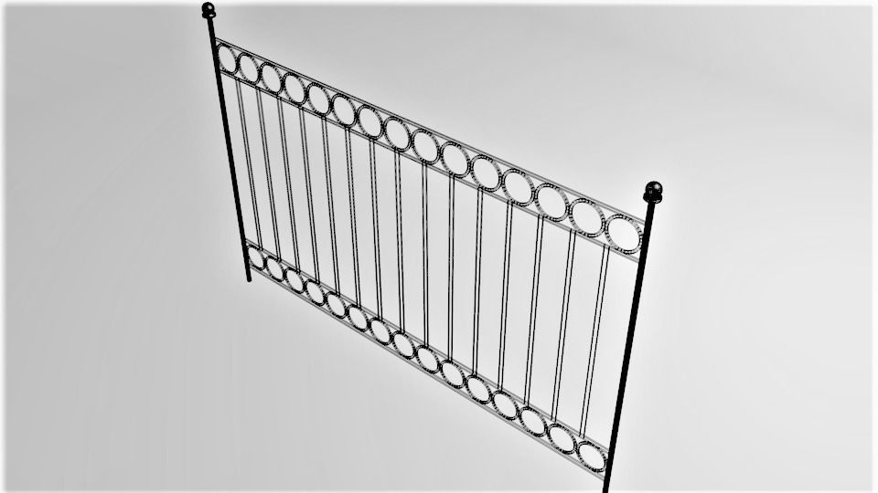 Grill Gate 4 3D model | CGTrader