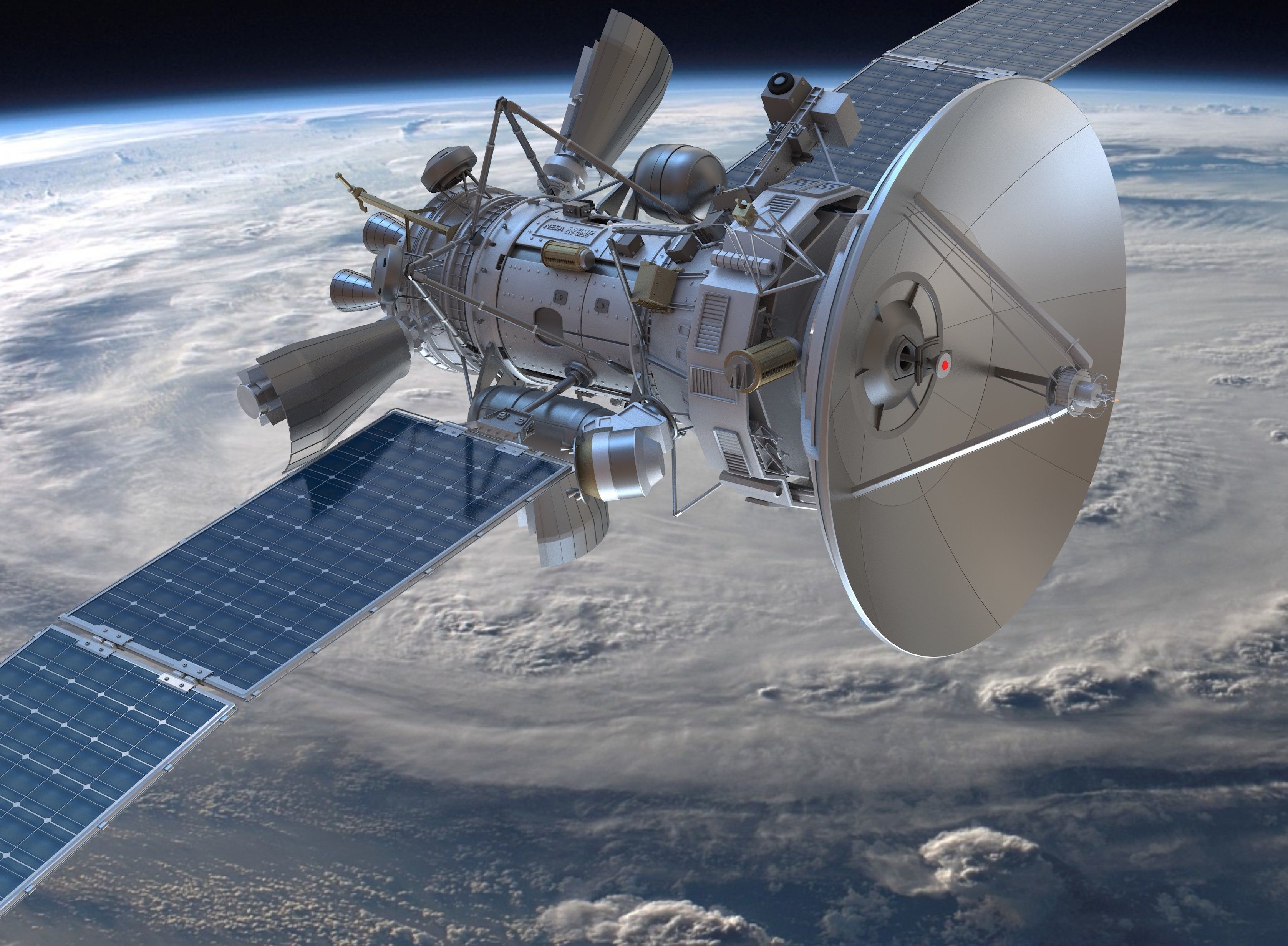 Sci-fi satellite 3D model | CGTrader