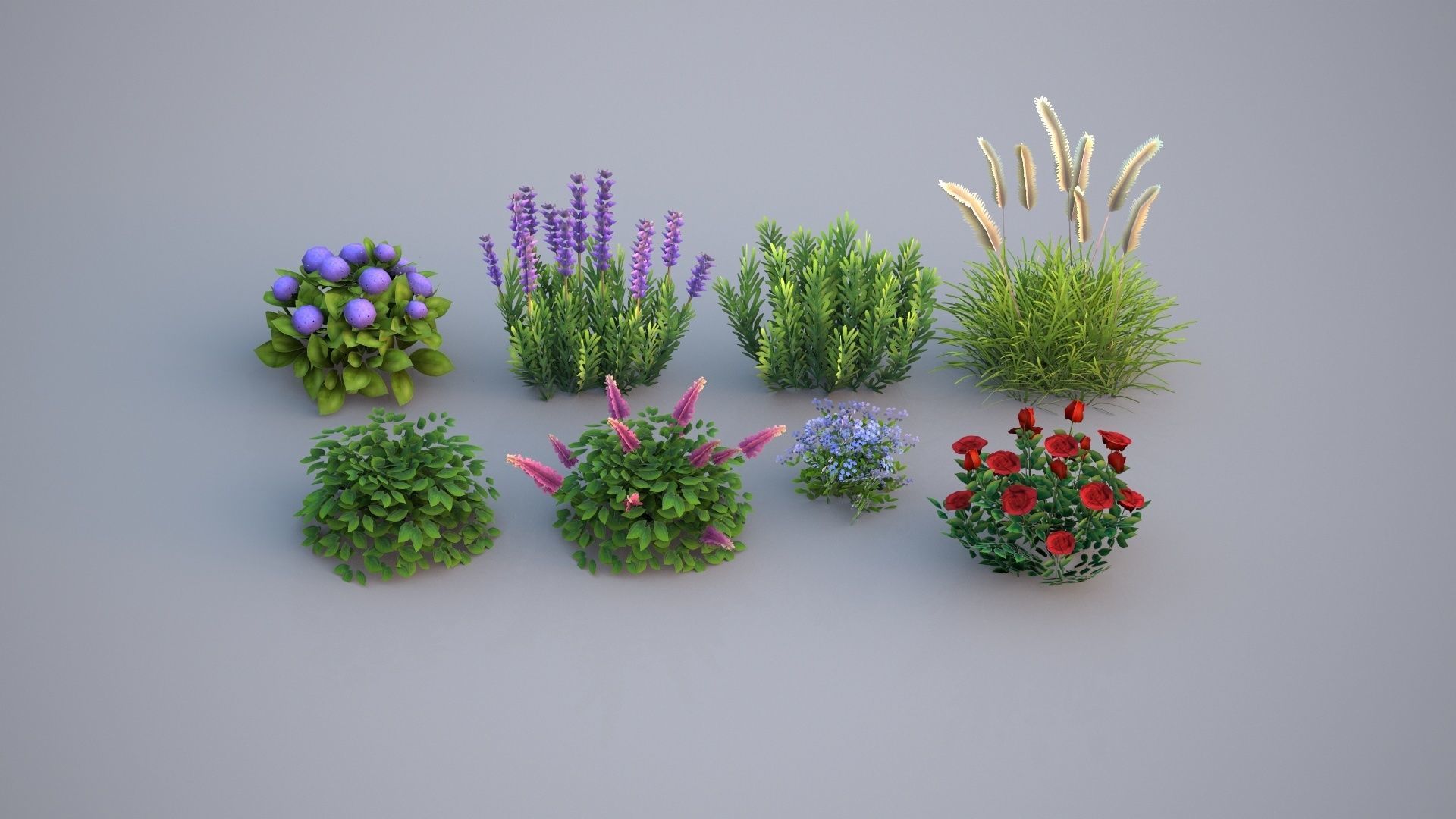 Flower Low Poly Collection | CGTrader