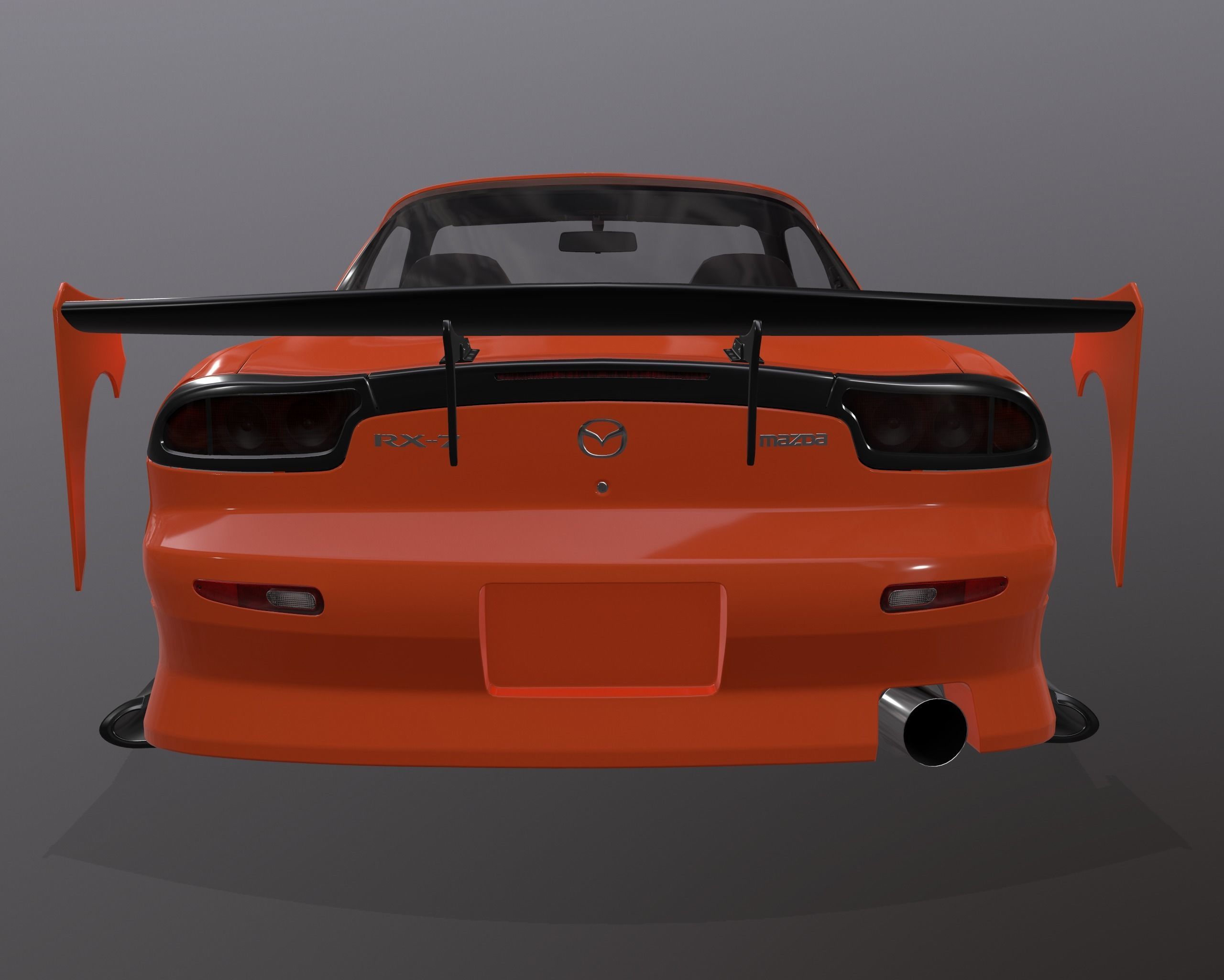 3D model Mazda RX-7 FD3s BN-Sports bodykit VR / AR / low-poly | CGTrader