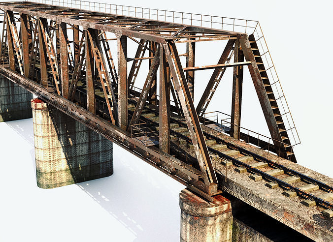 Railway bridge 3D model | CGTrader