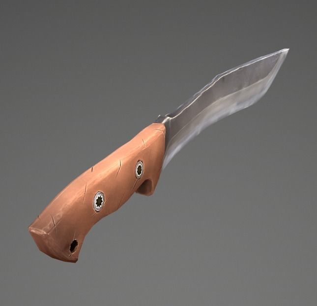 3D model Stylized Machete VR / AR / low-poly | CGTrader
