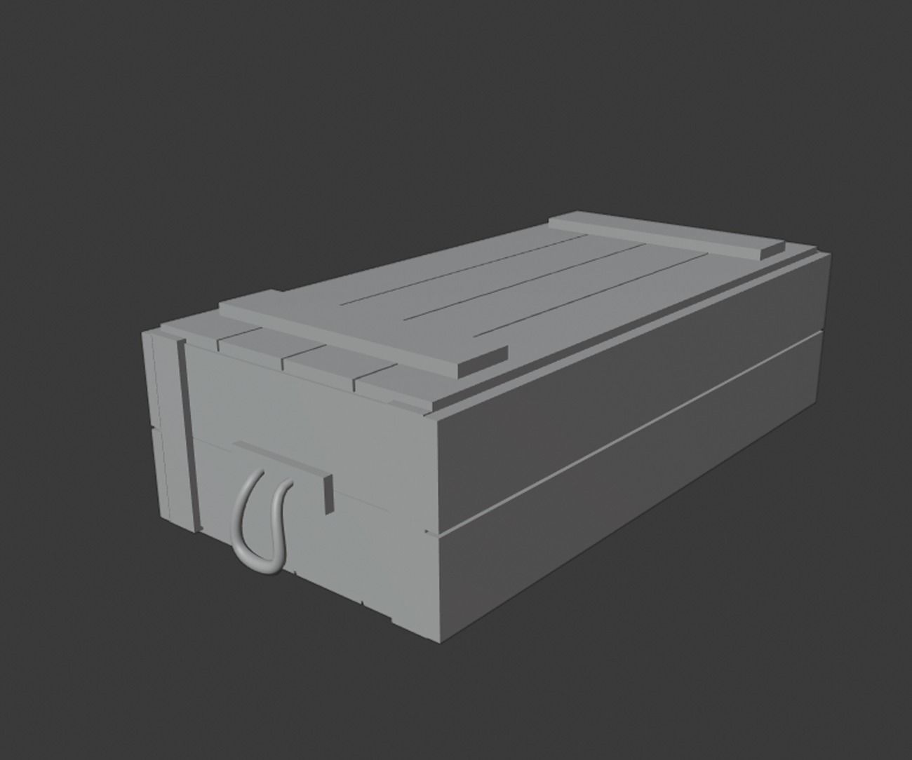 3D model Stylized Army Crate VR / AR / low-poly | CGTrader