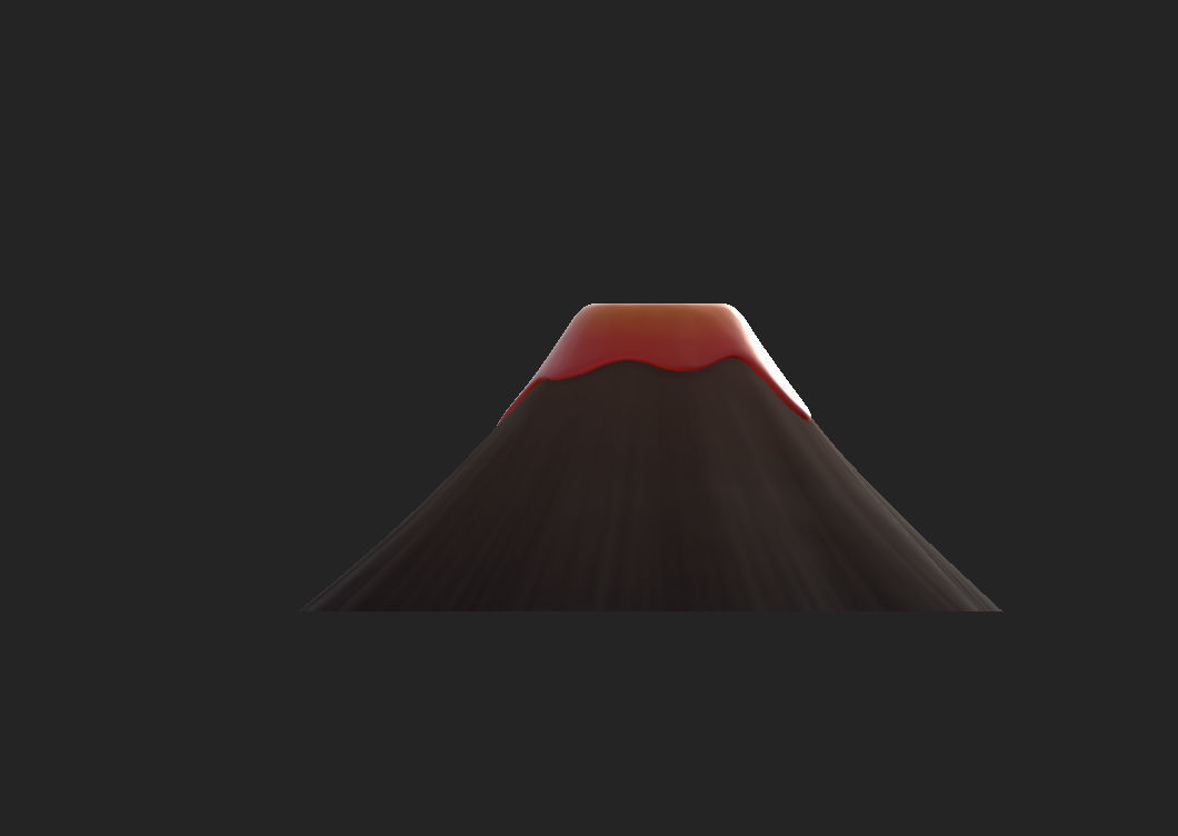 Volcano 3D model | CGTrader
