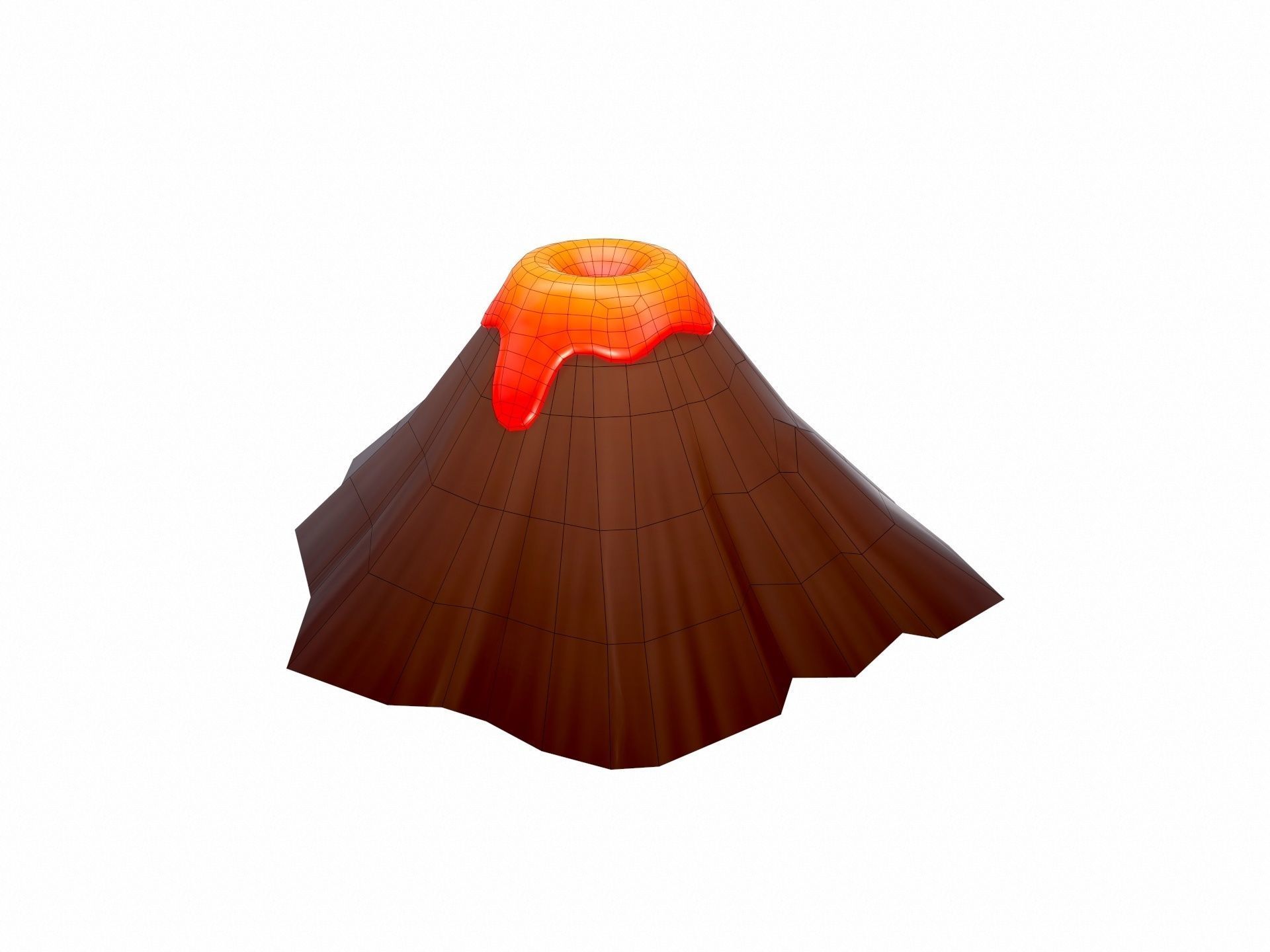 Volcano 3D model | CGTrader