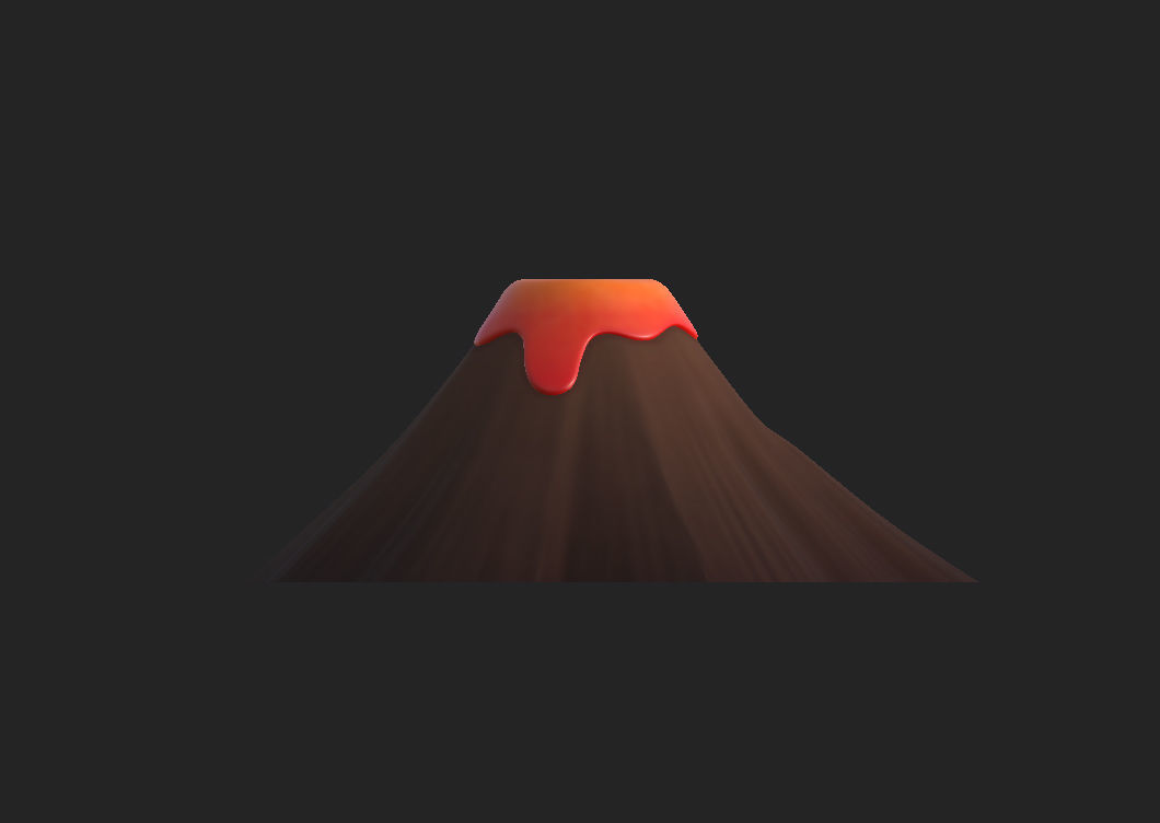 Volcano 3D model | CGTrader