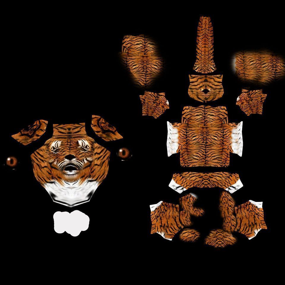 3D model 3D Low poly Tiger VR / AR / low-poly rigged | CGTrader