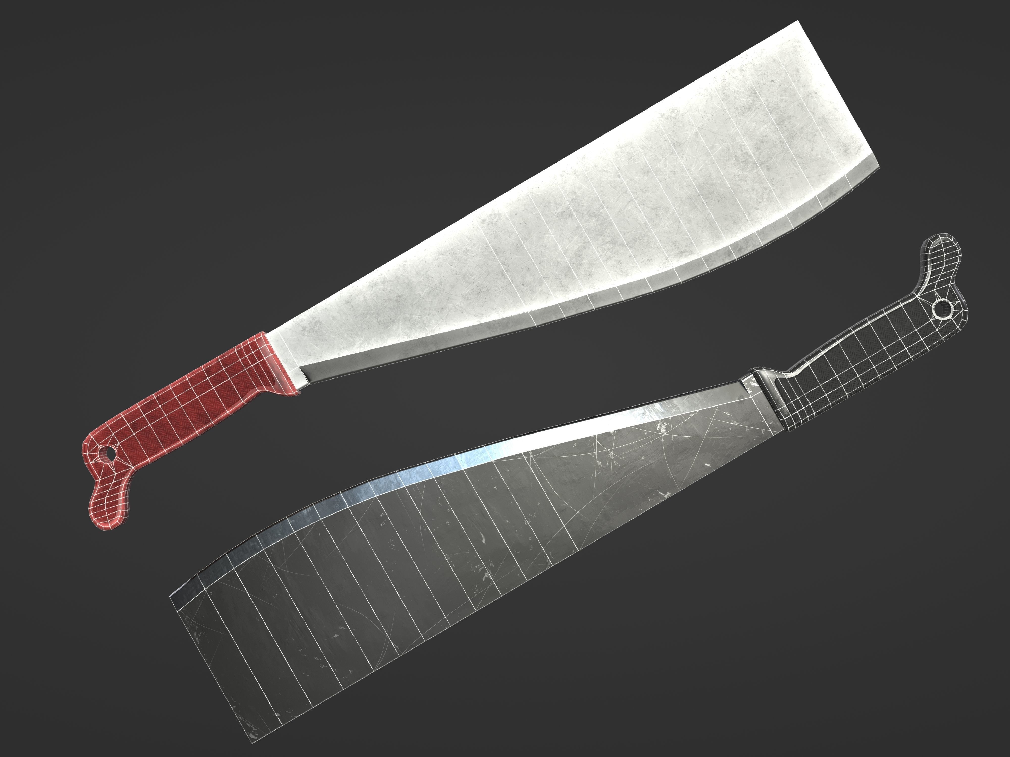 3D model Machete Collection VR / AR / low-poly | CGTrader