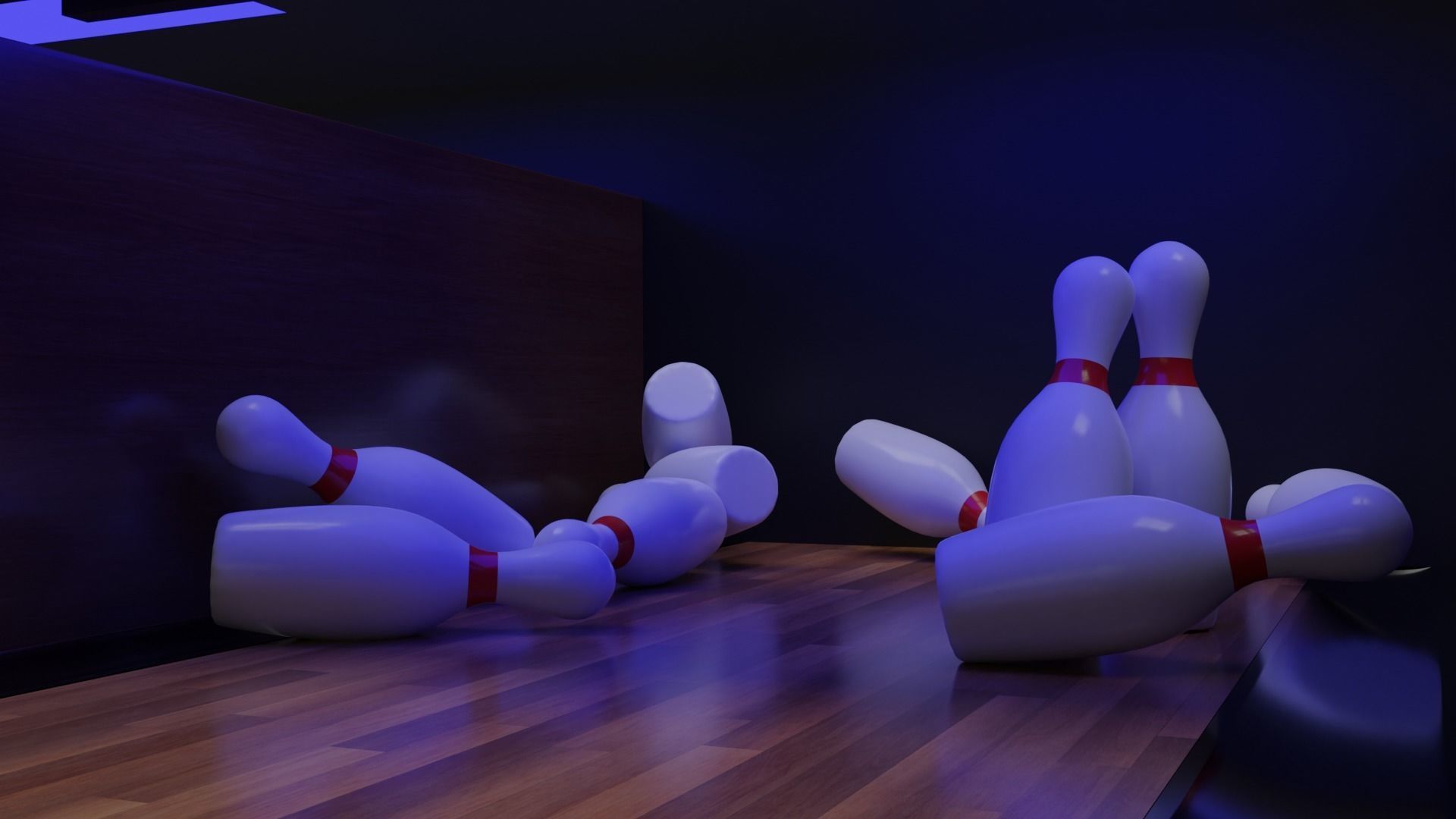 Bowling animation 3D model animated | CGTrader