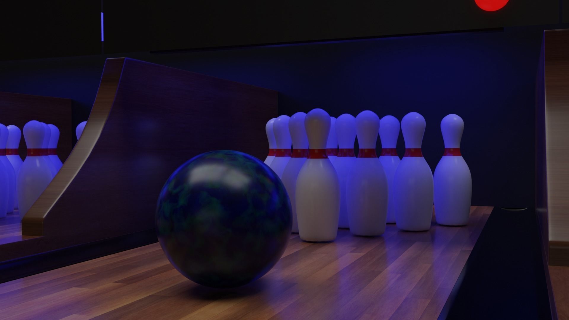 Bowling animation 3D model animated | CGTrader