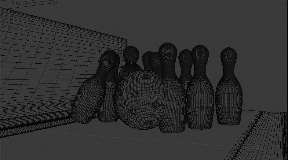 Bowling animation 3D model animated | CGTrader